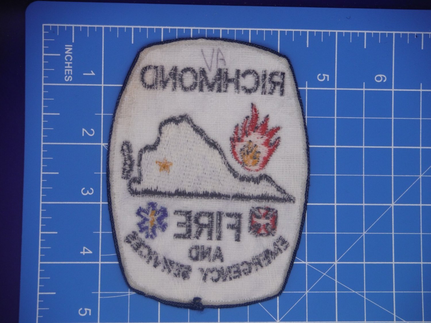 Richmond Virginia Fire and Emergency Services Shoulder Patch