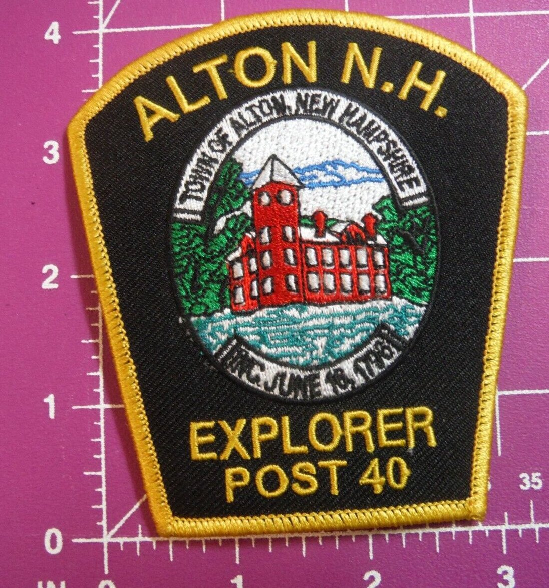 Alton New Hampshire Police Explorer Post 40 Patch