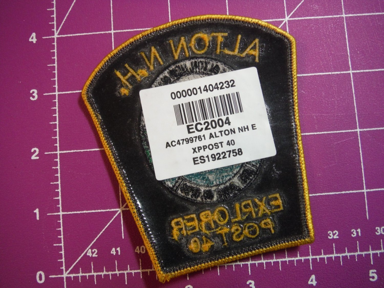 Alton New Hampshire Police Explorer Post 40 Patch