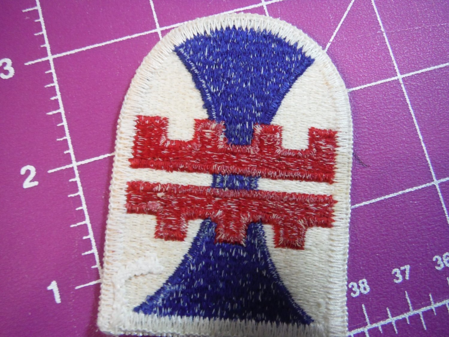 WWII 412 Engineer Brigade unit patch