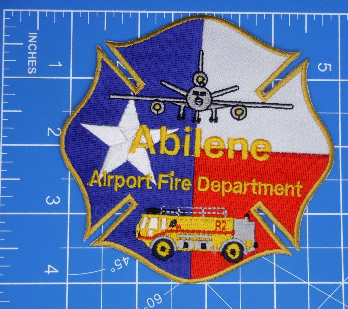 Abilene Texas Airport Fire Department patch-Bin A
