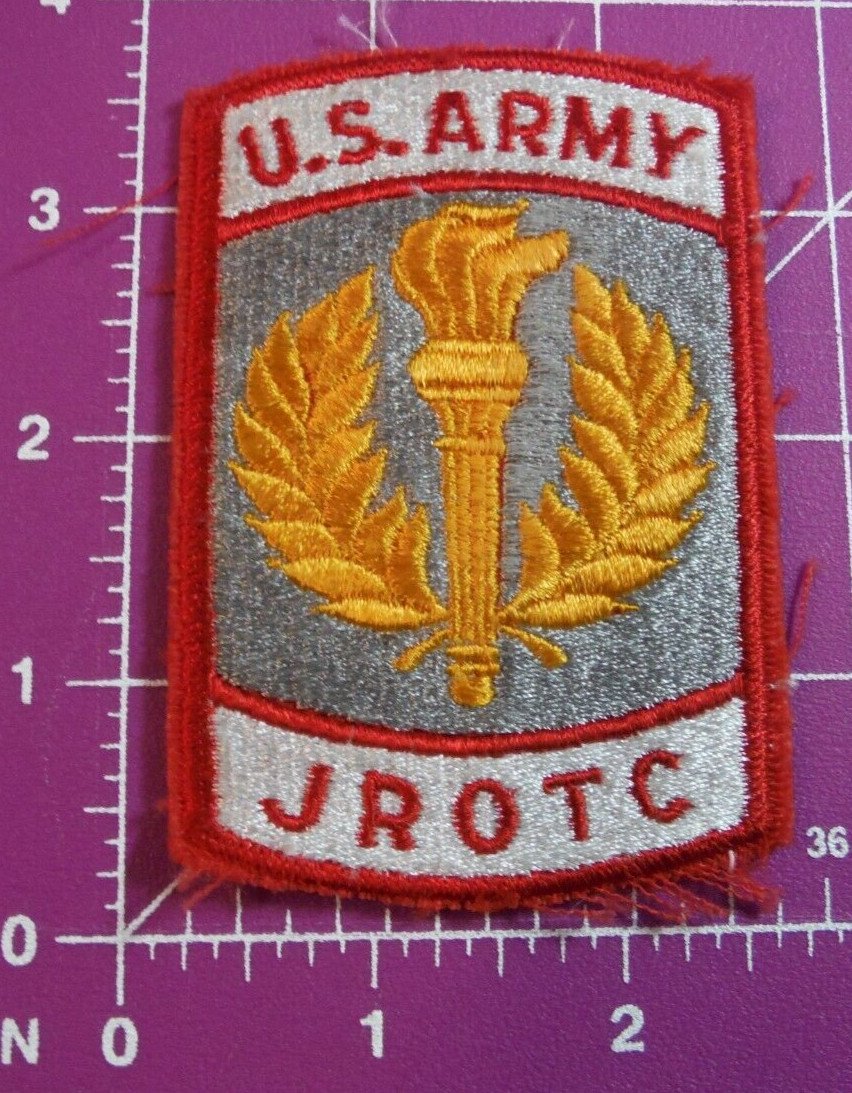 US ARMY JROTC JUNIOR RESERVE OFFICER TRAINING CORP VINTAGE PATCH