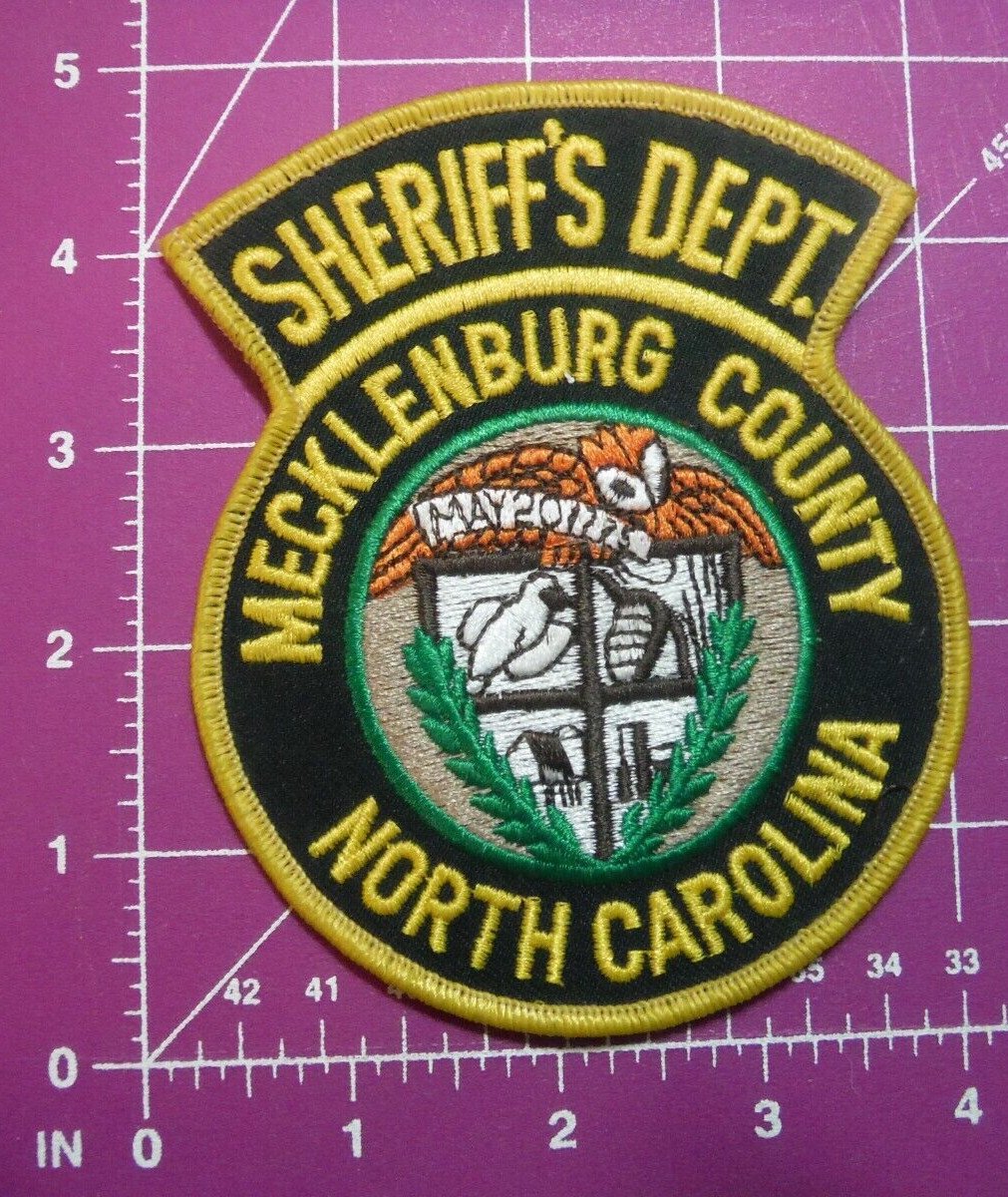 Mecklenburg County North Carolina Sheriff Patch