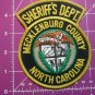 Mecklenburg County North Carolina Sheriff Patch