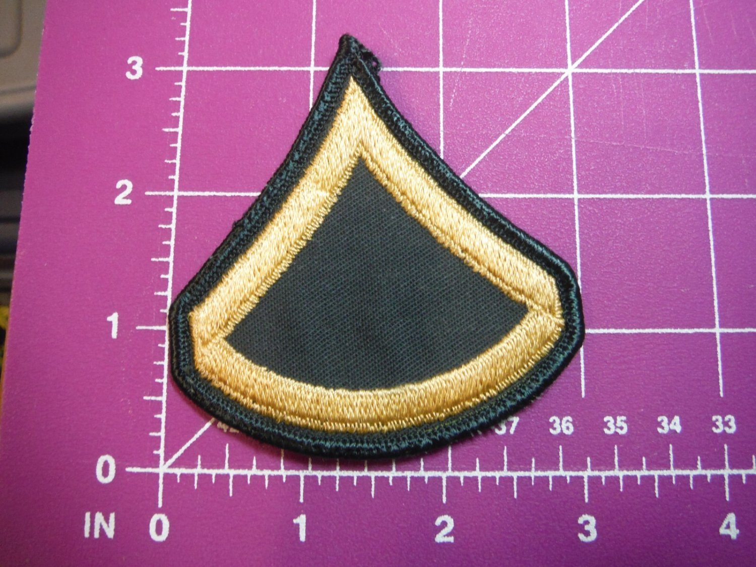 US Army private First Class sew on insignia
