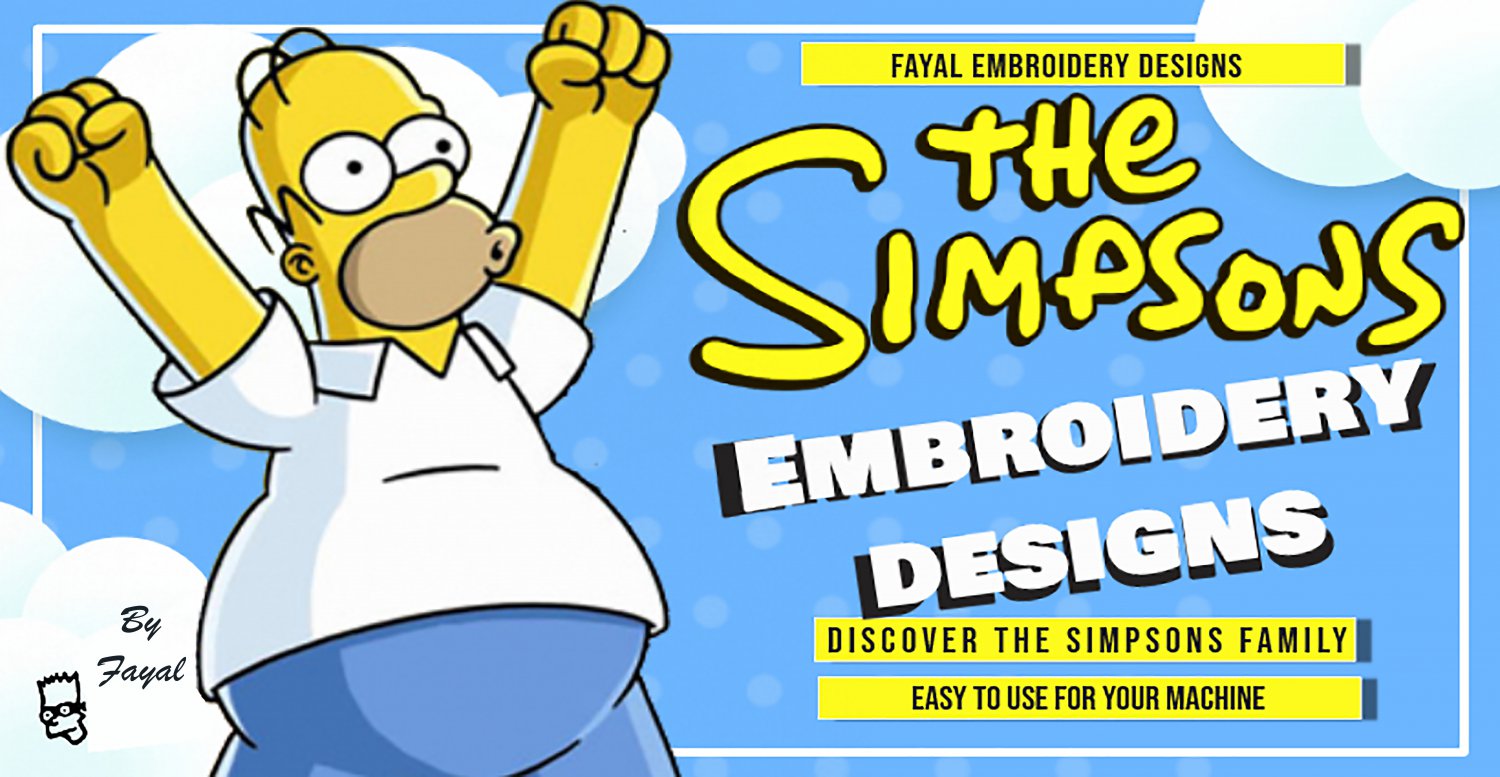 EMBROIDERY DESIGN PATTERNS THE SIMPSONS