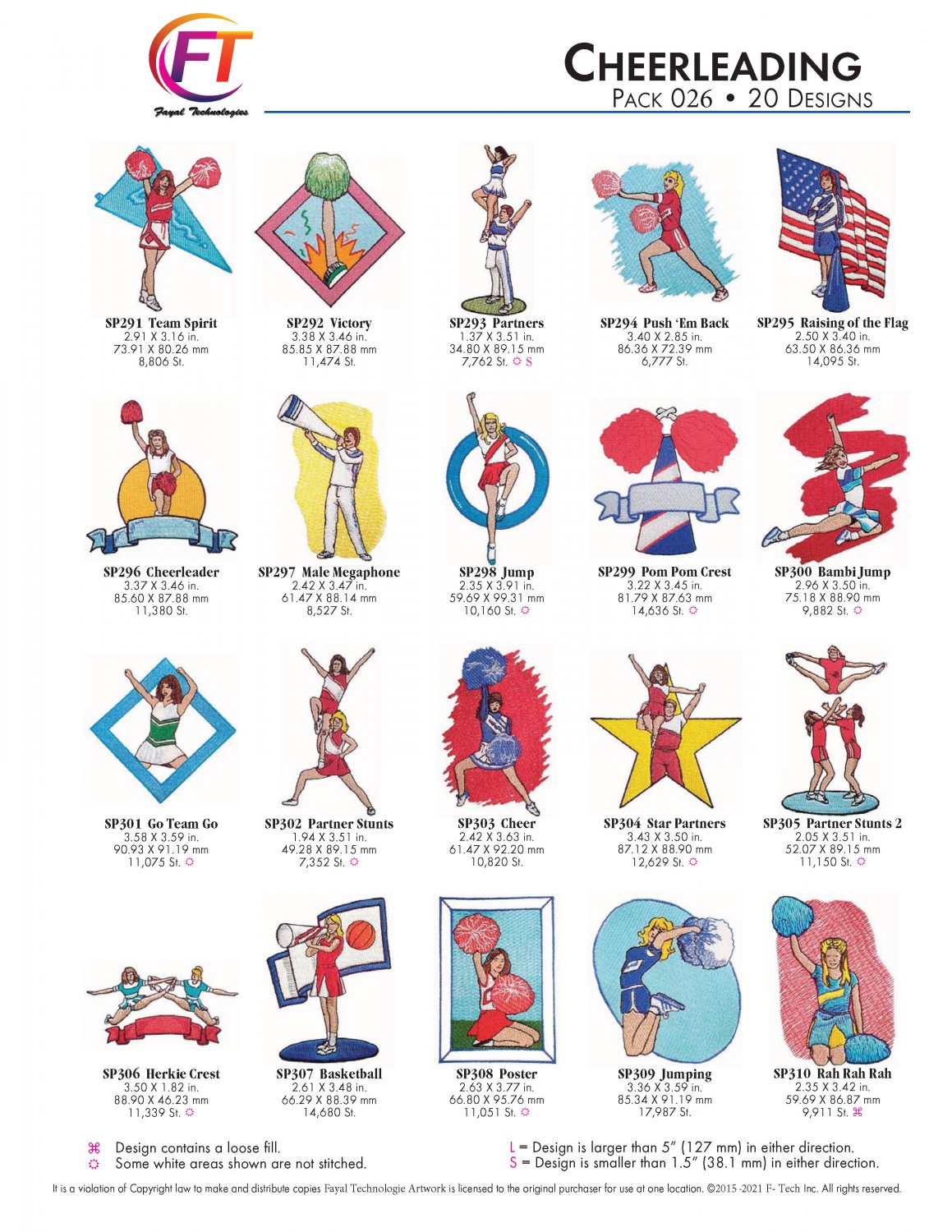 Cheerleading Embroidery Designs Patterns 026 Pack For All You ...