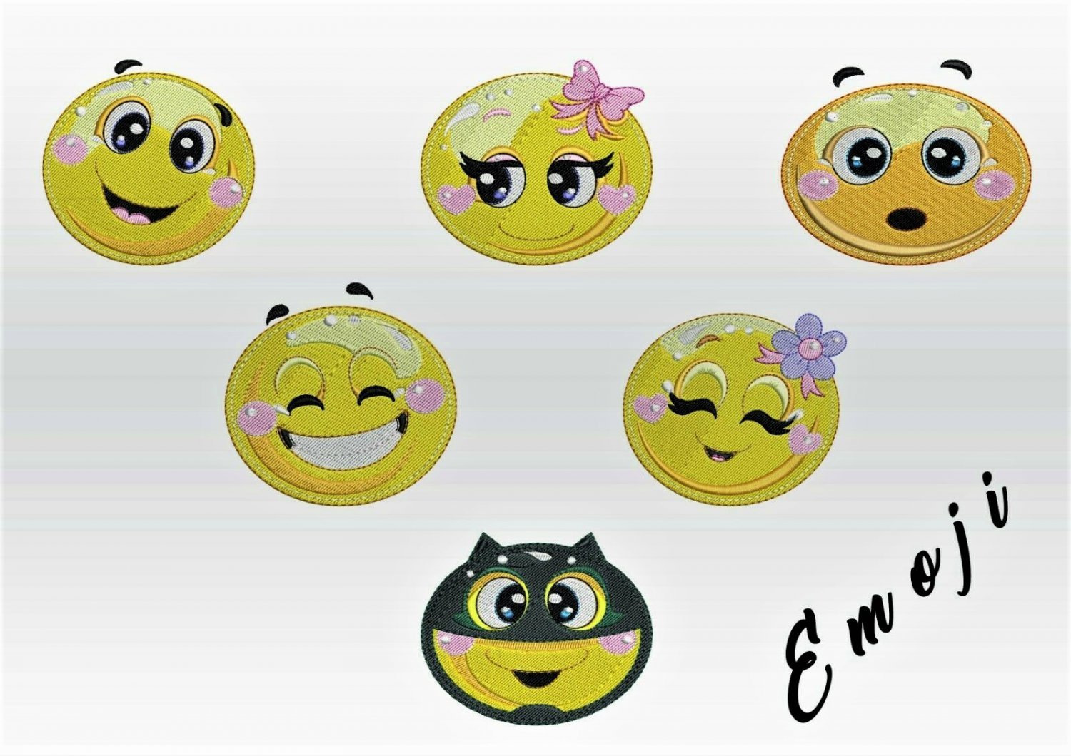 embroidery designs for all machines : smiley emoji brother bernina ...