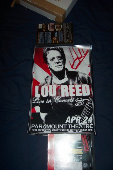 Lou Reed Tour Poster