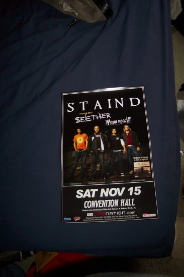 Staind Seether Papa Roach Tour Poster