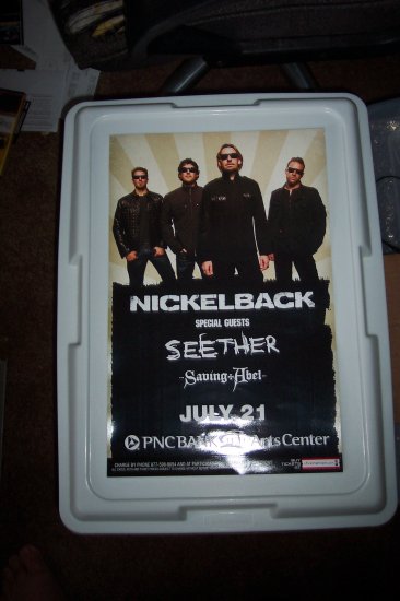 Nickelback Concert Poster Seether