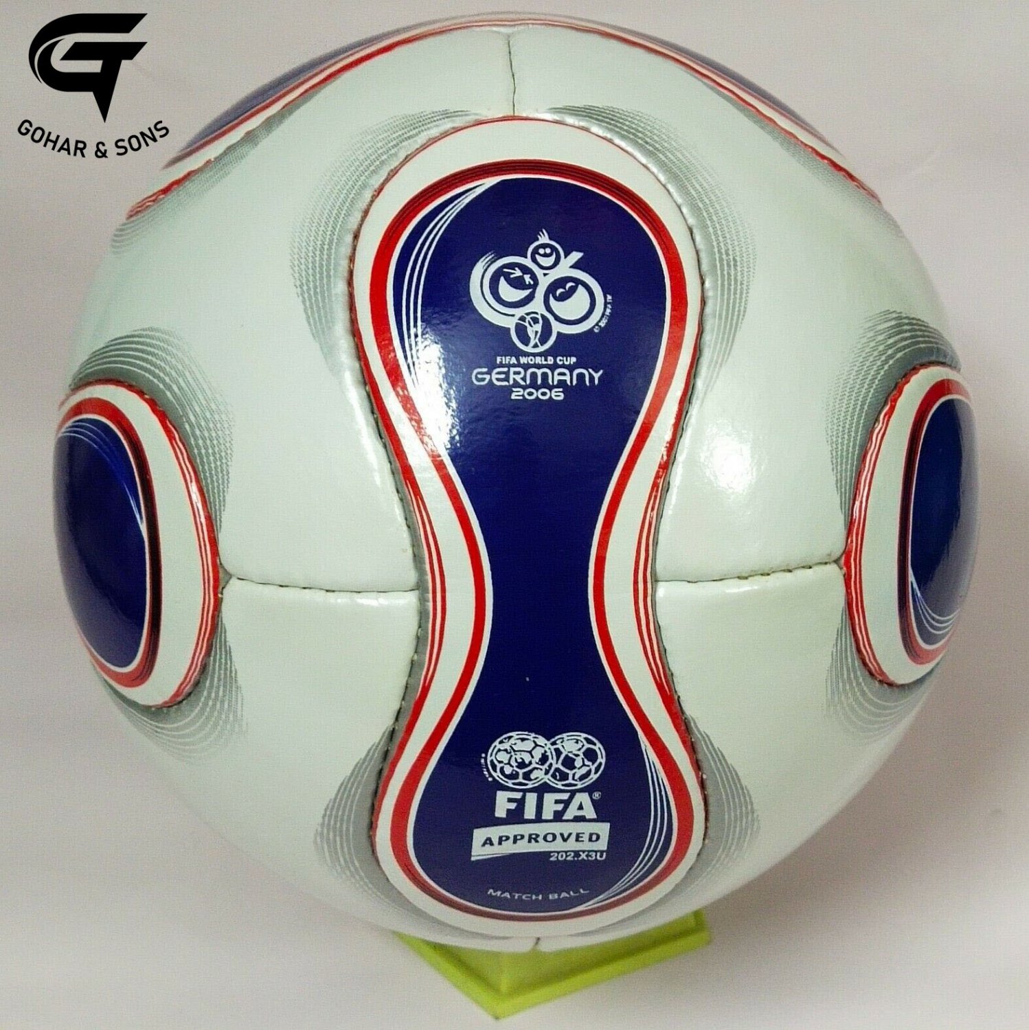 ADIDAS TEAMGEIST OFFICIAL MATCH BALL WORLD CUP 2006 GERMANY SIZE 5