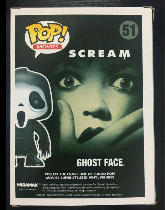 Movies Scream Ghost Face #51 Funko Pop! Collection Toy + Protector Nice ...