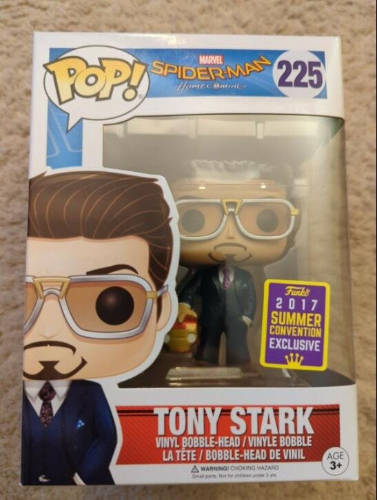 Marvel Tony Stark with Helmet #225 Funko Pop! Collection Toy ...