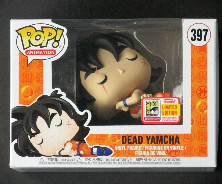 Dragon Ball Z Dead Yamcha #397 Funko Pop! Collection Toy + Protector ...