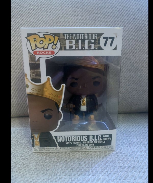 Brand New Authentic Biggie Smalls #77 Funko Pop! Collection Toy ...