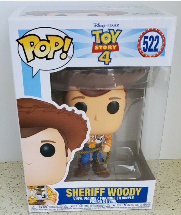 Toy Story 4 Sheriff Woody 522 Funko Pop Collection Toy Protector