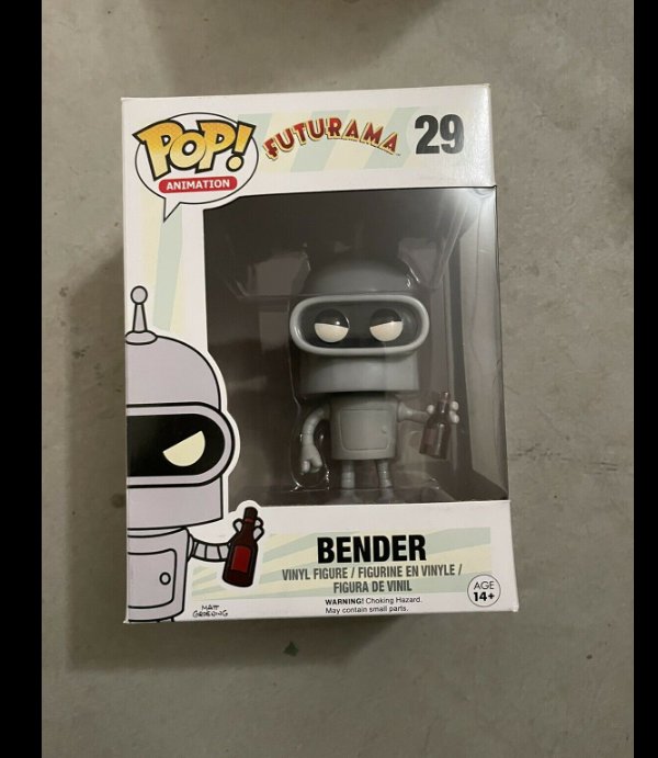 Futurama Bender #29 Funko Pop! Collection Toy + Protector Nice Gift