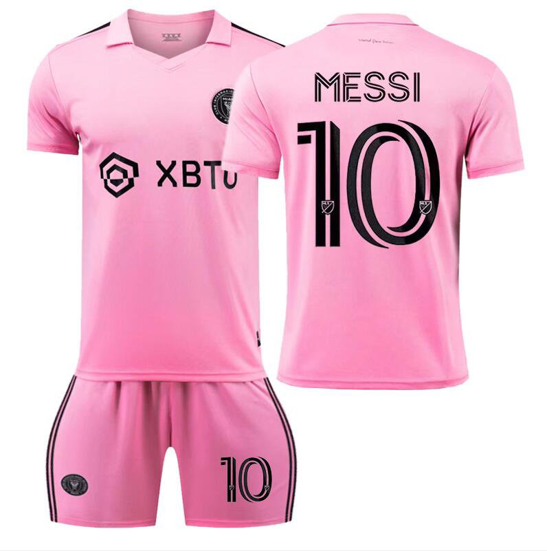 Lionel Messi LM10 Inter Miami CF Home Player Jersey With Shorts - Pink