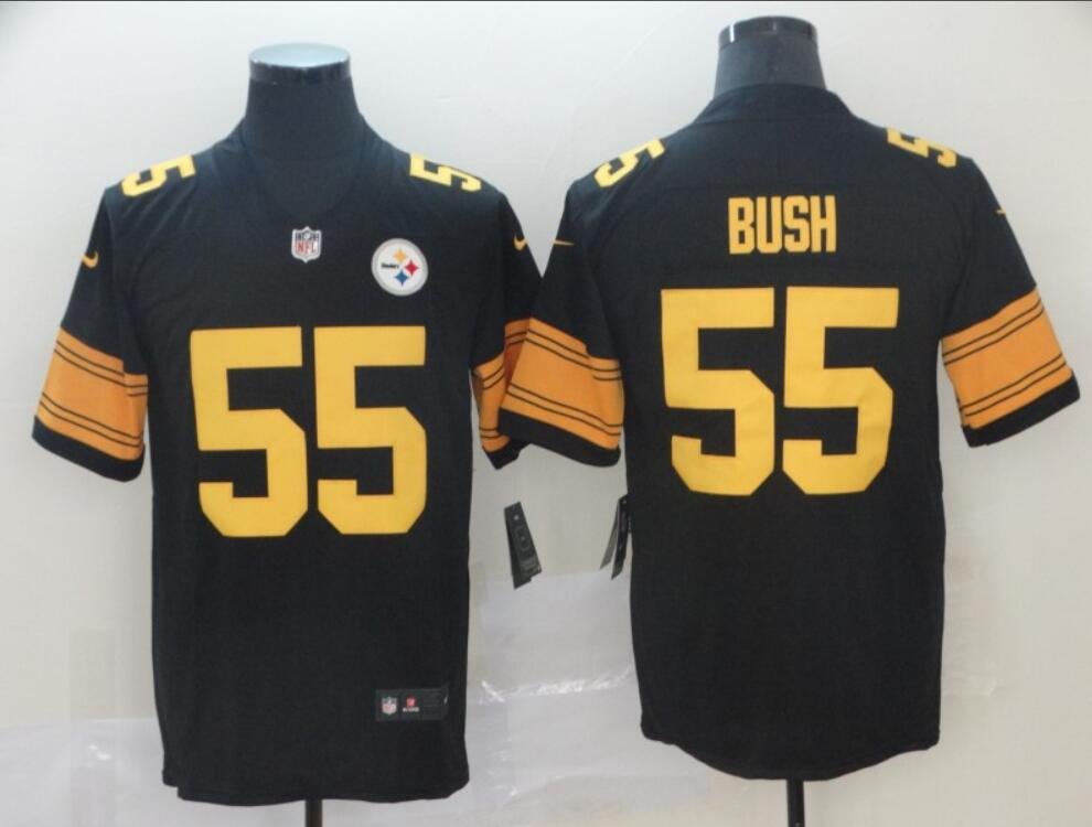 Men's Or Youth Devin Bush #55 Pittsburgh Steelers Limited Jersey ...