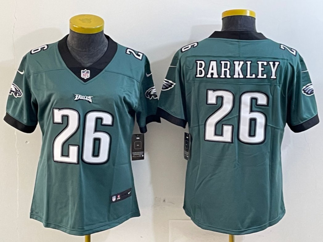 Youth Saquon Barkley #26 Philadelphia Eagles Game Player Jersey ...