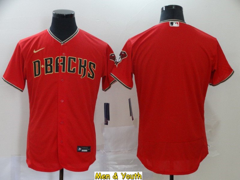 men's & youth Baseball Team Uniform Arizona Diamondbacks Blank Jerseys ...