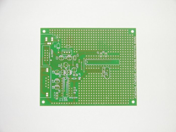 Atmel Avr Prototype Board Atmega8 Atmega88