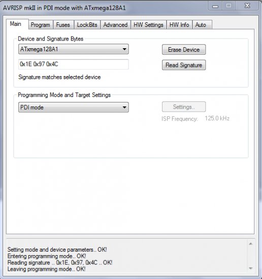 USB AVR mkII programmer (AVRISP mkII clone) with ISP/PDI/TPI support