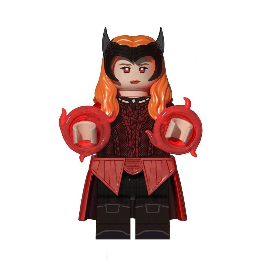 Scarlet Witch Wanda Maximoff Custom Minifigure Block Figure Lego ...