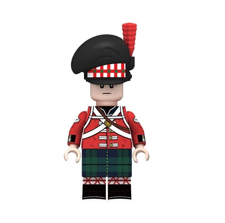 Napoleonic Wars Scottish Bagpipper Custom Minifigure Block Figure Lego Compatible N006
