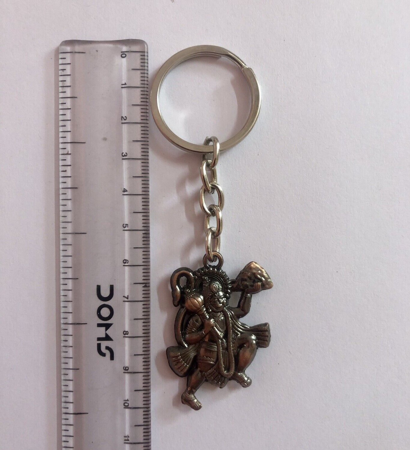 4 inch Hanuman Hanumana Metal Key Ring, Key Chain, Religious Key Chain ...