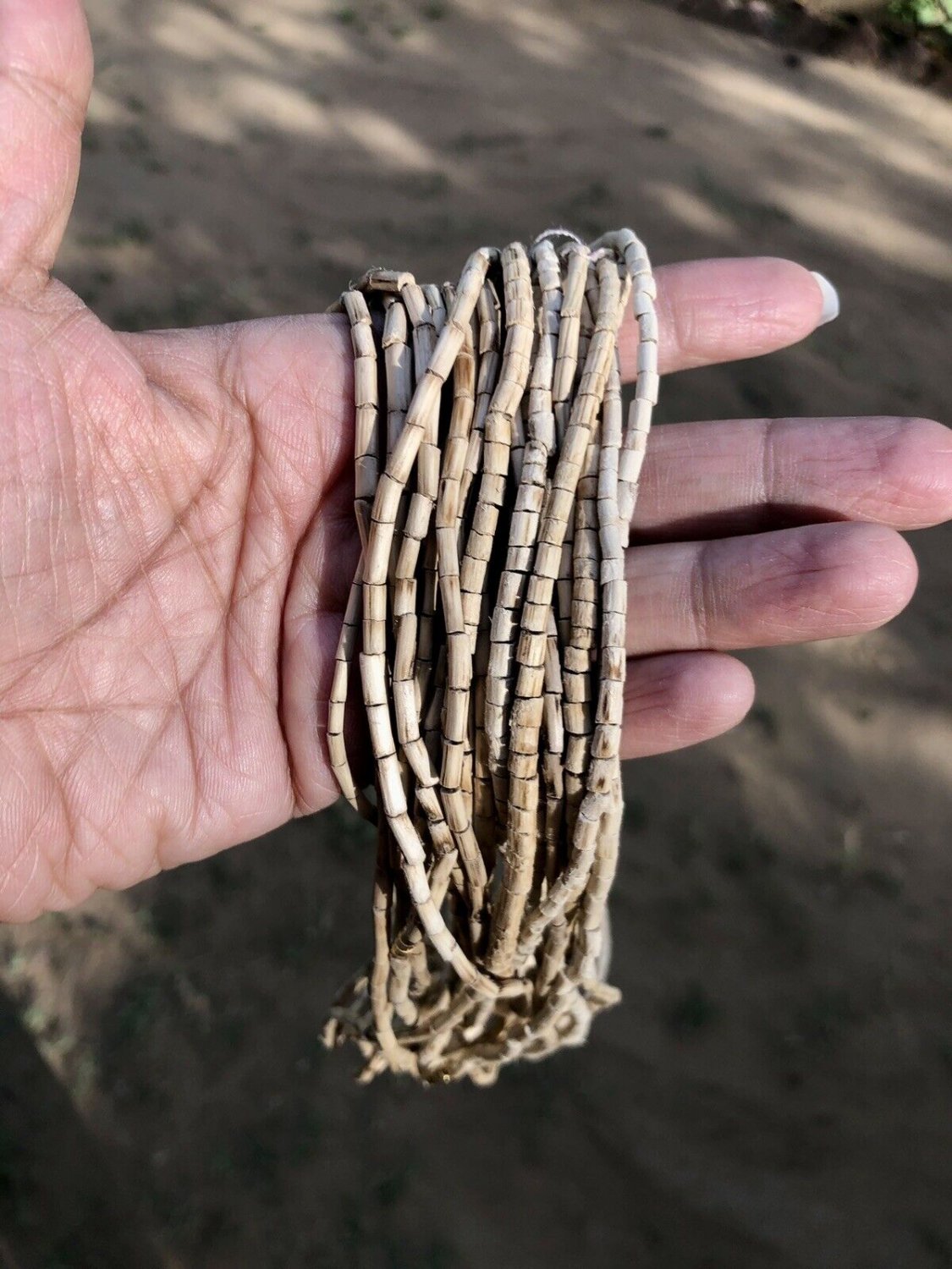 18 inch TULSI TULASI VAISHNAV ISKCON Mala Kanthi Yoga Prayer Healing ...