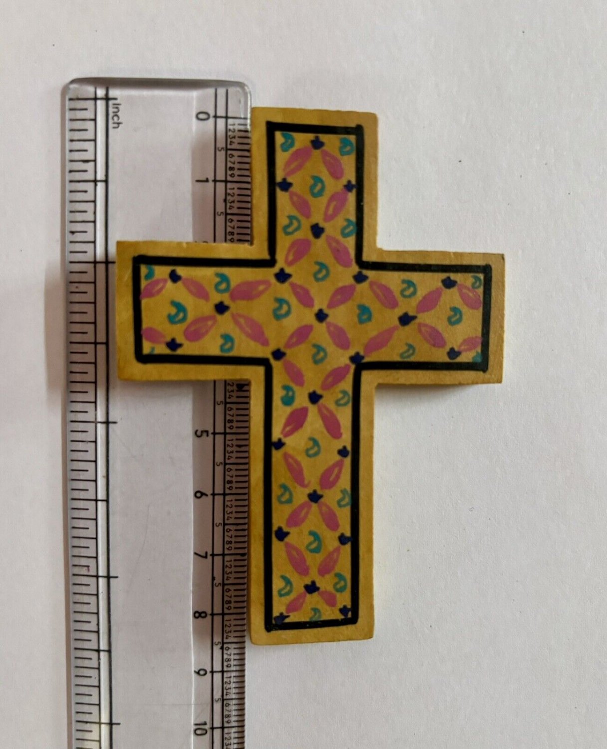 1 Pc Wood CROSS Pendant, Jesus Christ Wooden Locket Handmade 8 cm ...