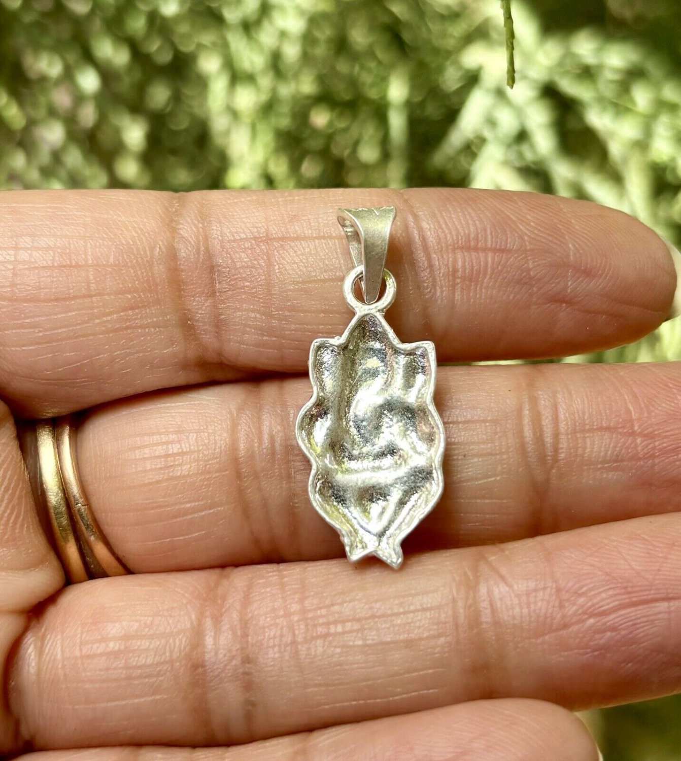 999 Silver Lord Ganesha, Ganesh jis Pendant, Wearing Temple, Puja ...