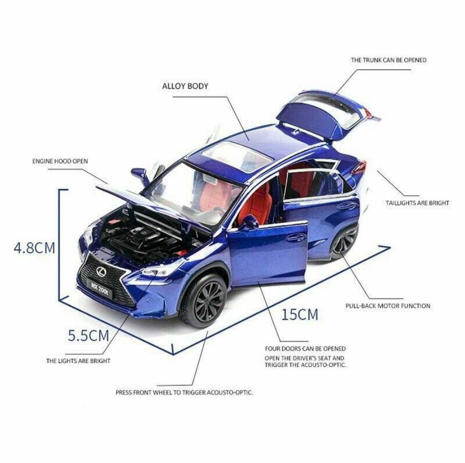 1:32 Lexus nx200t SUV Diecast Model Car Toy Collection Luminous ...