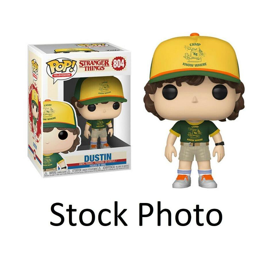 Funko Pop! Stranger Things Dustin Camp #804 Anime Vinyl Figure Toy W ...
