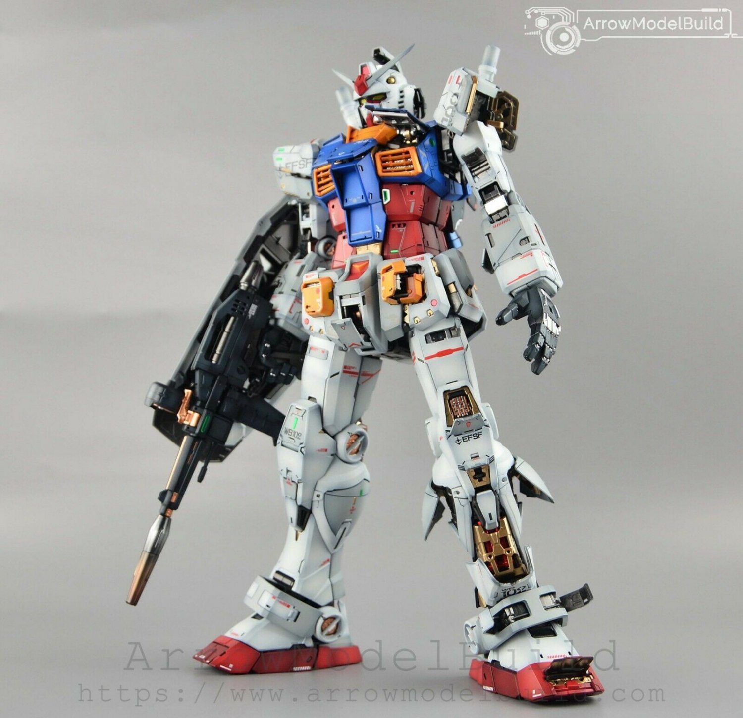 ArrowModelBuild Gundam RX-78-2 Built & Painted PG Unleashed 1/60 Model Kit