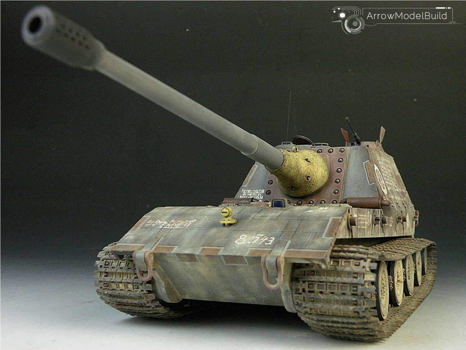 ArrowModelBuild Jagdpanzer E100 Tank Built & Painted 1/35 Model Kit