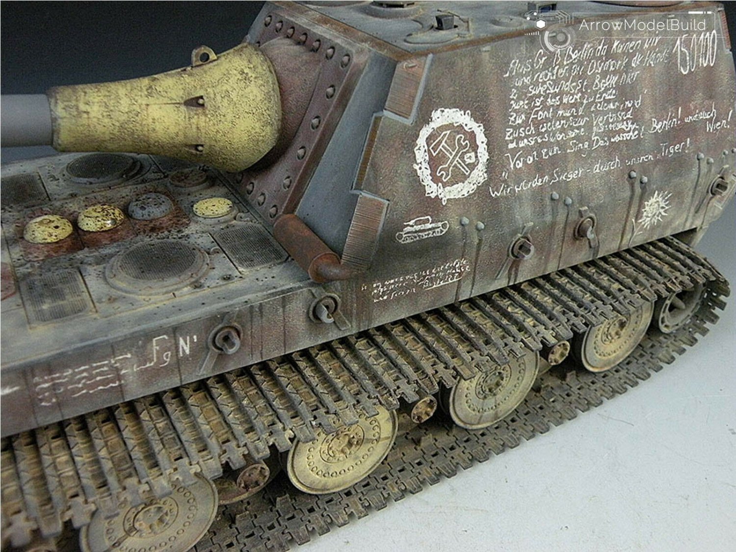 ArrowModelBuild Jagdpanzer E100 Tank Built & Painted 1/35 Model Kit