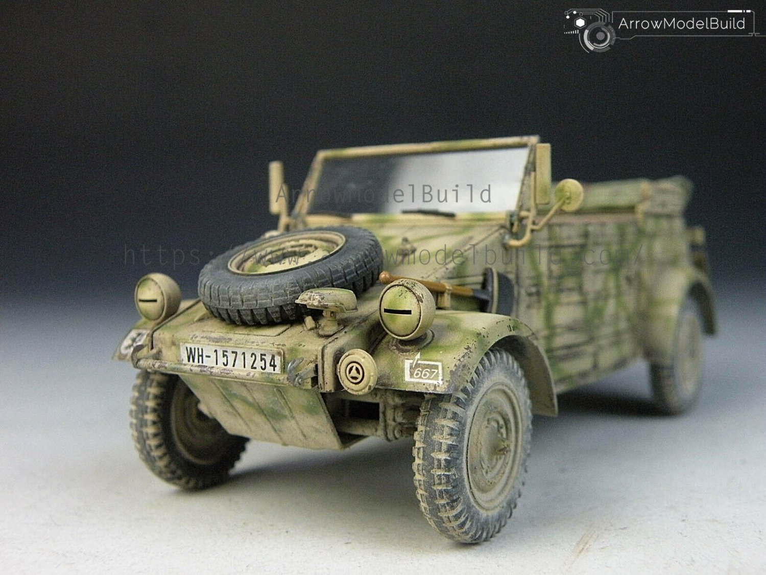 ArrowModelBuild Pkw.K1 Type 82 Military Vehicle Built & Painted 1/35 ...