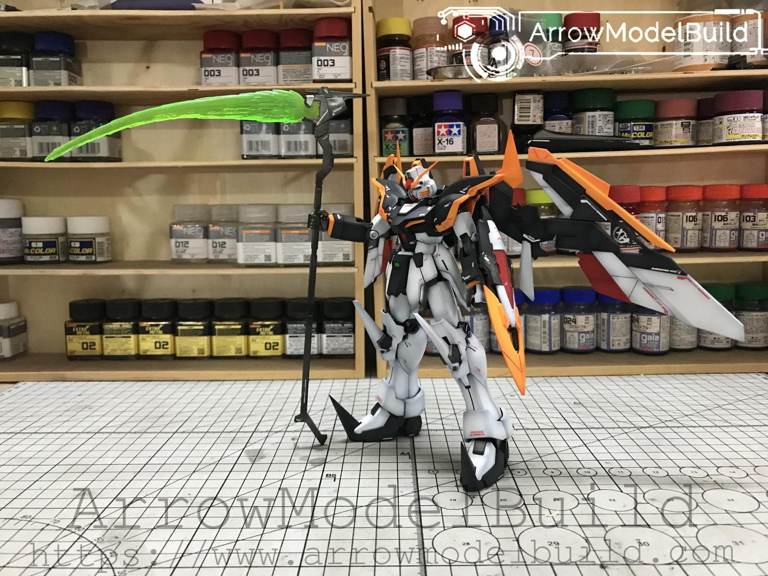 ArrowModelBuild Deathscythe EW with Roussette Unit Gundam MG 1/100 ...