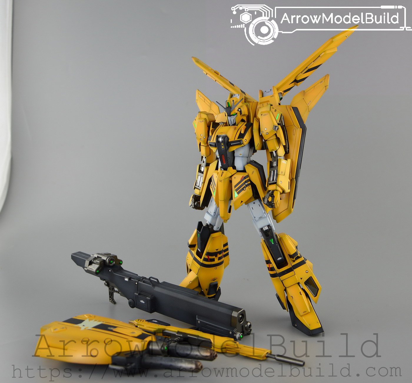 ArrowModelBuild Zeta Gundam III B Type Gray Zeta Built & Painted MG 1/ ...