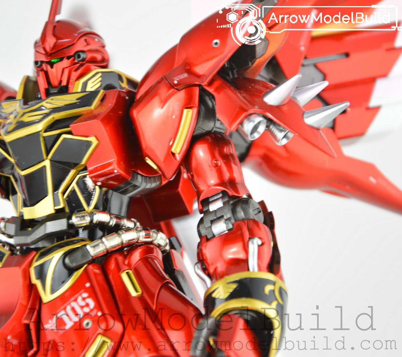 ArrowModelBuild Sinanju Gundam Built & Painted MG 1/100 Model Kit