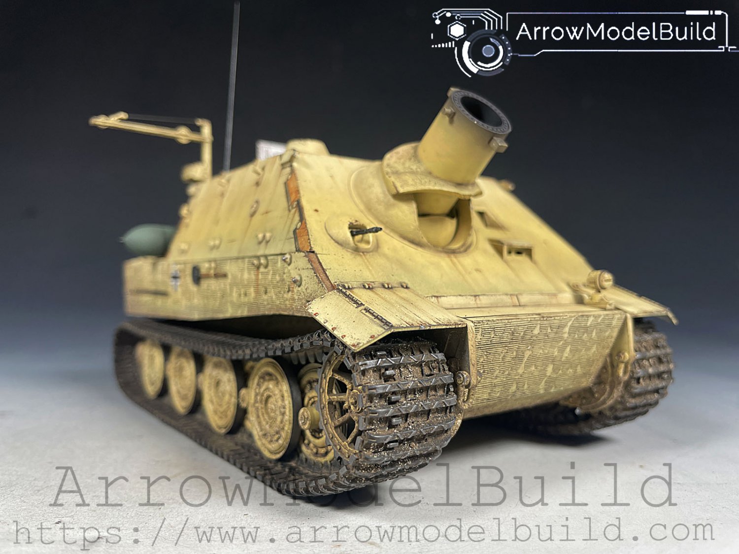 ArrowModelBuild Assault Tiger with Zimmerit Built & Painted 1/35 Model Kit