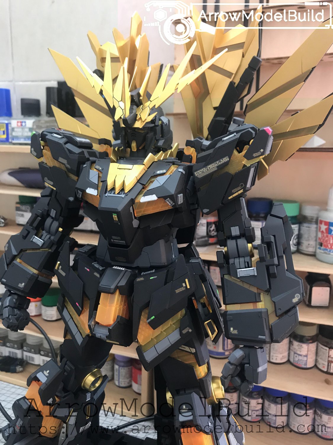ArrowModelBuild Gundam Banshee Built & Painted PG 1/60 Resin Model Kit