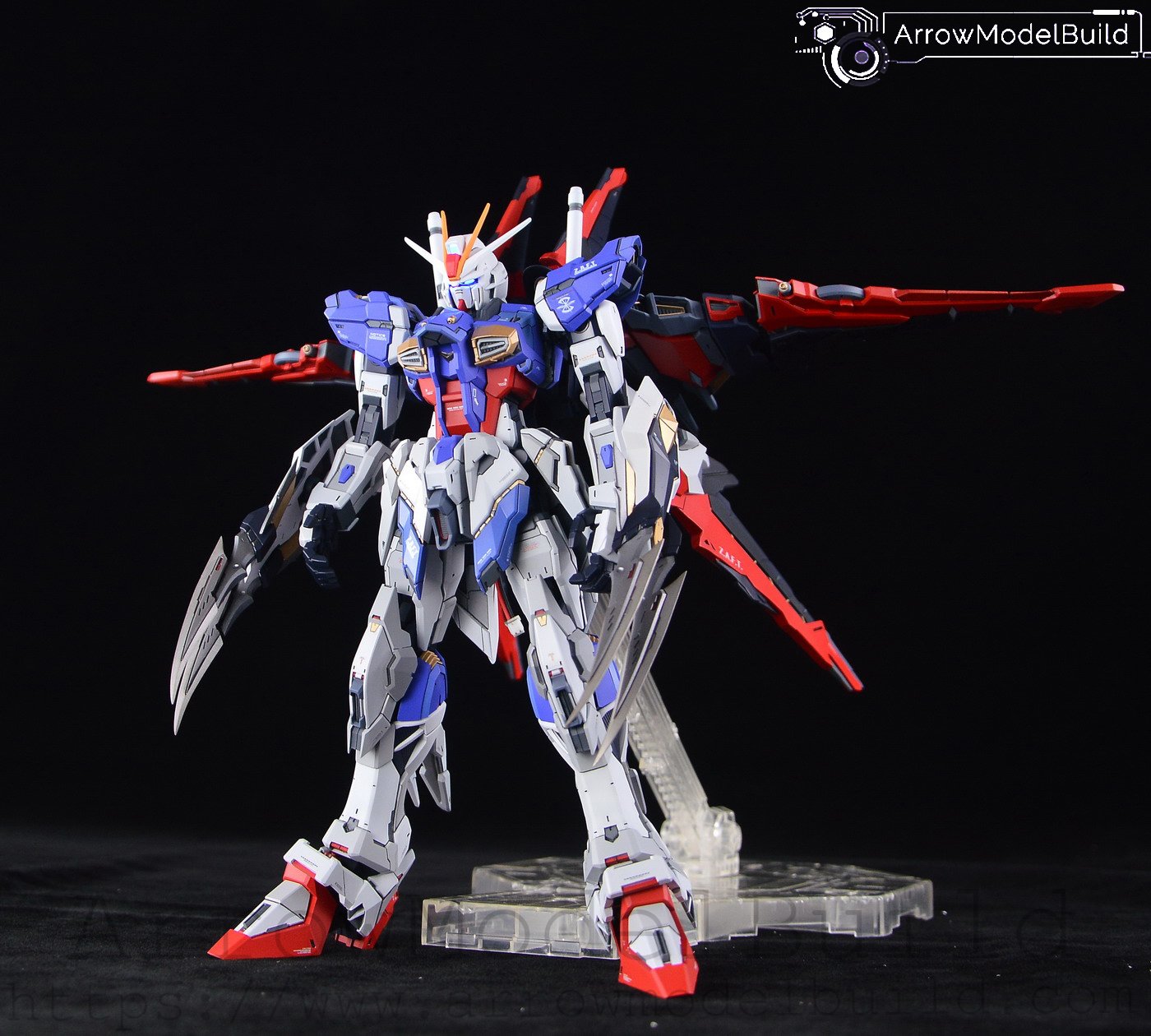 ArrowModelBuild Force Impulse Gundam (2.0) with LED and Pilot Built ...