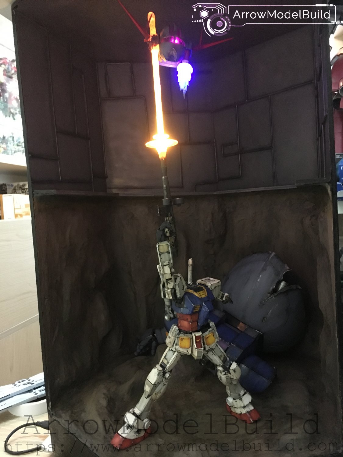 ArrowModelBuild Gundam (Last Shot) Built & Painted MG 1/100 Model Kit
