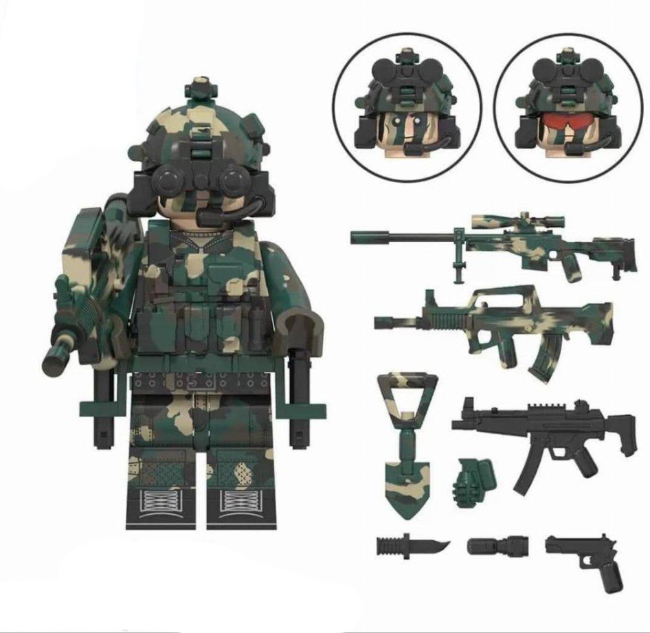Commando Special Forces Military Minifigure