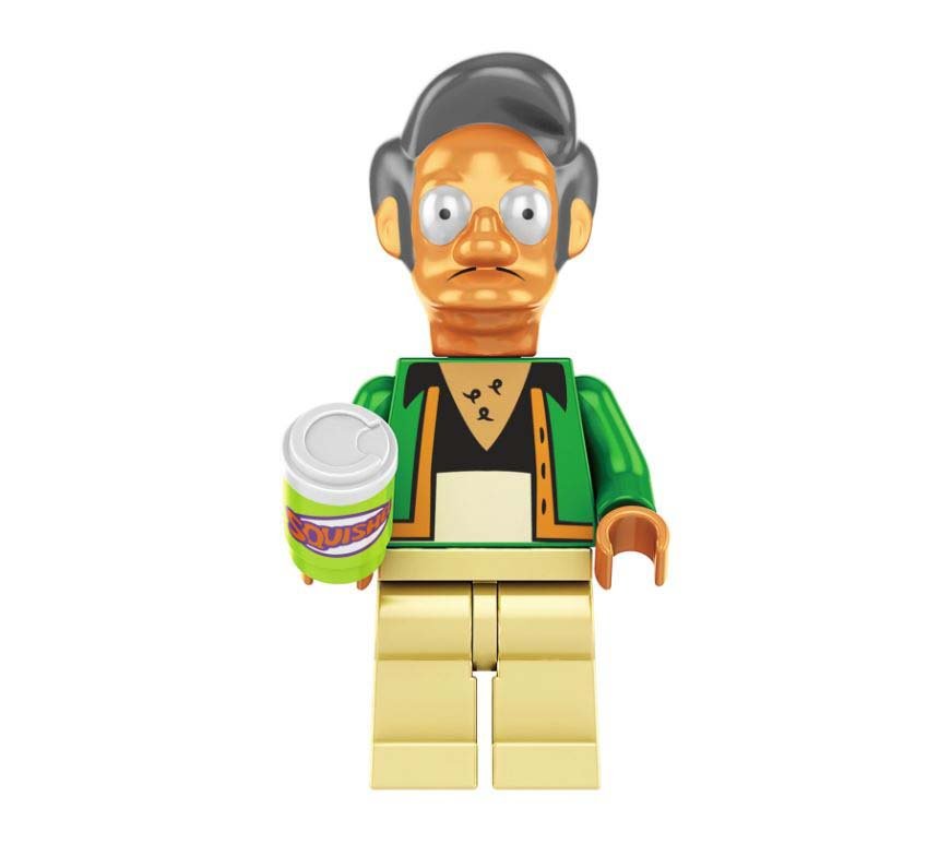 Apu The Simpsons Cartoon Minifigure