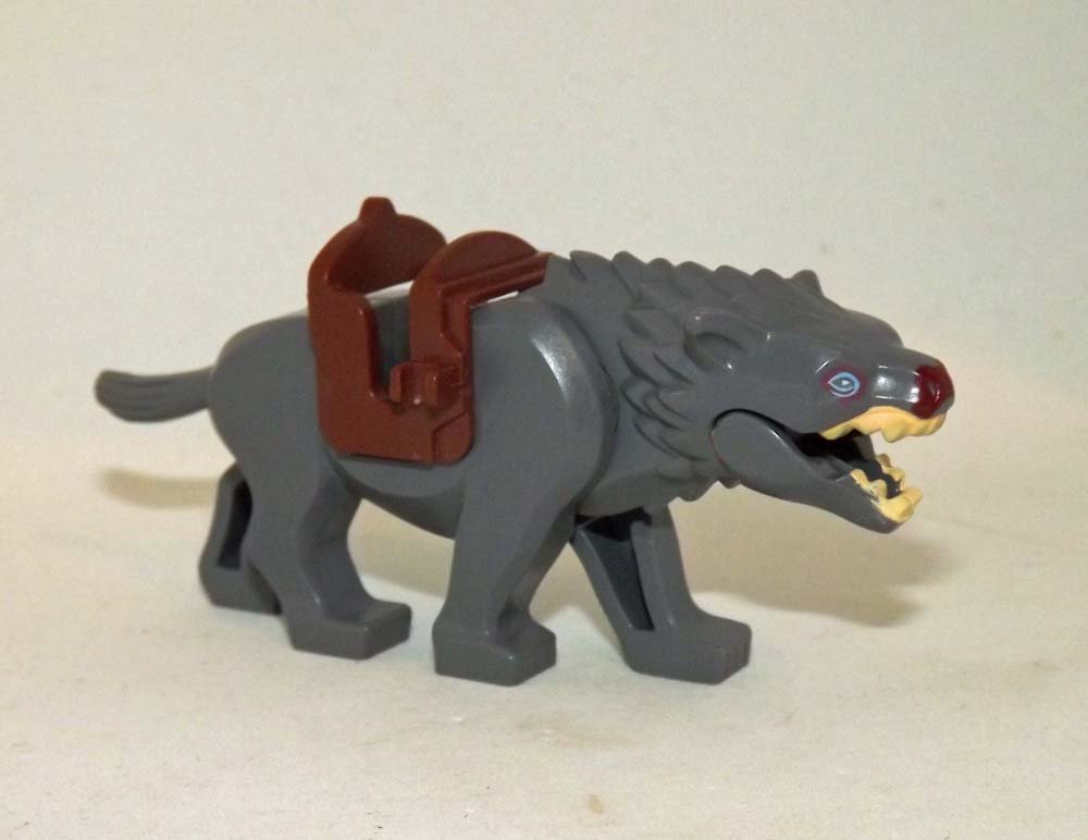 Grey Orc Wolf LOTR Lord of the Rings Hobbit Minifigure